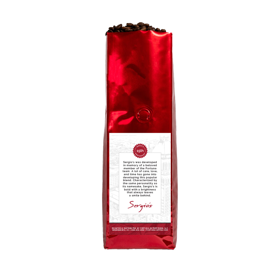 15 Year Anniversary Sergio's Espresso – Fortuna Coffee